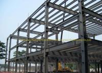 China Clear Span Peb Industrial Shed , Steel Portal Frame Warehouse Buildings for sale