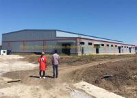 China Wide Span Bolte Steel Frame Structure Pre Construction Building For Warehouse for sale