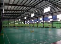 China Pre Engineering Prefab Steel Buildings Badminton Hall Safety Steel Structures for sale