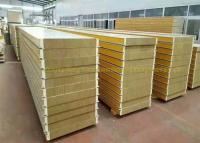 China Fireproof Rockwool Glasswool Rmetal Sandwich Panels With Pir Side Sealing for sale
