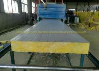 China Fireproof Rockwool Glasswool Rmetal Sandwich Panels With Pir Side Sealing for sale