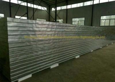 China Fireproof Rockwool Glasswool Rmetal Sandwich Panels With Pir Side Sealing for sale