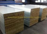 China Customized Fireproof Fiber Glass Wool Metal Sandwich Panels For Wall Board for sale
