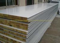 China Customized Fireproof Fiber Glass Wool Metal Sandwich Panels For Wall Board for sale