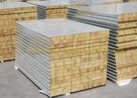 China Customized Fireproof Fiber Glass Wool Metal Sandwich Panels For Wall Board for sale