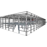 China Store Warehouse ASTM Prefabricated Modular Buildings Commercial Metal for sale