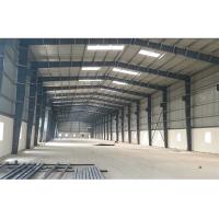 China Bolt Connection Galvanized Prefabricated Steel Structures Warehouse Aws D1.1 Welding for sale