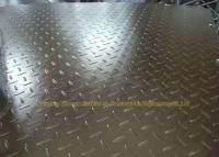 China Carbon Tear Drop Diamond Composite Steel Deck Checker Steel Plate A36 SS400 for sale