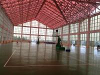 China Prefabricated Modern Badminton Hall Steel Frame Structure Sport Hall for sale