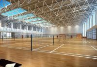 China Prefabricated Modern Badminton Hall Steel Frame Structure Sport Hall for sale
