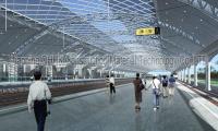 China Railway Station Prefabricated Steel Structures , Steel Frame Buildings for sale