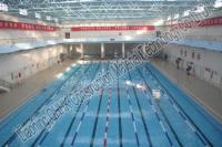China Low Carbon Prefabricated Steel Structures Steel Bolt Ball Structure Frame Swimming Pool for sale