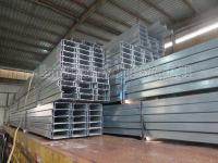 China Hot Rolled Z Steel Section Galvanized Steel Square Tubing Zinc Galvanized C Channel for sale