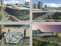 China Pre-Engineered Structural Steel Trusses Steel Prefab Buildings Shopping Mall for sale
