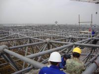 China Q345 / Q235 Steel Roof Trusses Light Gauge Steel Trusses UV Resistant for sale