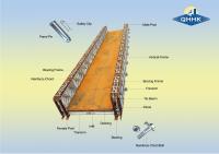 China 200 Type Prefabricated Steel Bailey Bridge With Galvanized Or Painted Surface for sale