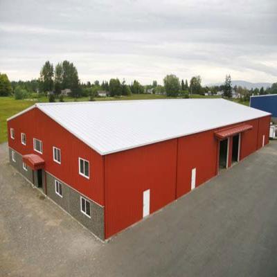 China Pvc Window Prefabricated Steel Structures For Food Processing for sale