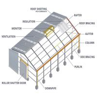 China ISO Standard Workshop Steel Structure Sliding Window Sound Insulated for sale
