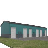 China Clear Span Buildings Pricing Peb Industrial Shed Steel Portal Frame Workshop for sale