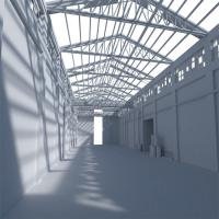 China Prefab Portable Steel Frame Workshop Buildings With Light Steel Structure for sale