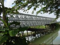China BS Material Q345b Temporary Bailey Bridge Corrugated Steel Decking for sale