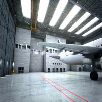 China Metal Steel Warehouse Steel Structure Hangar Large Buildings for sale