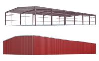 China Hot Dip Galvanized Warehouse Steel Structure Pre Built Steel Buildings Waterproof for sale