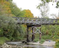 China Prefabricated Temporary Bailey Bridge Steel Structure Bridge Q345B-Q460C Grade for sale