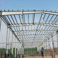 China Prefabricated Steel Structures Pre Built Warehouse Steel Portal Frame for sale