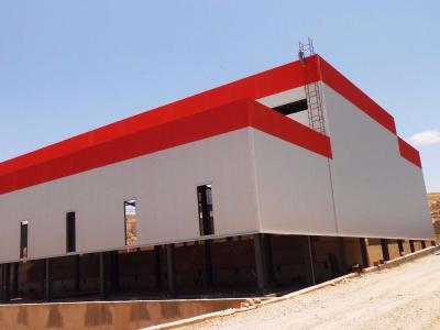China Q345 Metal Prefab Building Long Span Workshop for sale