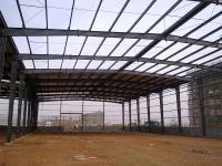 China Q345 Metal Prefab Building Long Span Workshop for sale