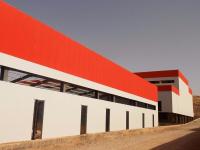 China Prefab Metal Building Q235 Warehouse Steel Structure Sound Proof for sale