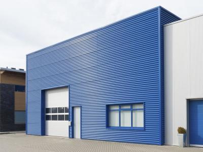 China Prefab Metal Building Q235 Warehouse Steel Structure Sound Proof for sale