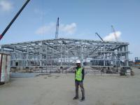 China Construction Q235 Q345 QHHK Prefab Warehouse Buildings Prefabricated Industrial Steel Structure Warehouse for sale