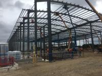 China Construction Q235 Q345 QHHK Prefab Warehouse Buildings Prefabricated Industrial Steel Structure Warehouse for sale