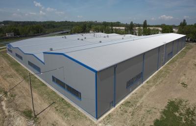 China Prefab Q235 Q345 CZ Purlin Warehouse Steel Structure for sale