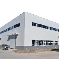 China 100*200 Steel Roof Trusses , Prefab Metal Building Construction Heavy Type for sale
