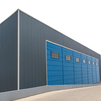 China Prefab Building 100000 SQM Light Steel Warehouse Hangar Q235 Q345 for sale