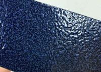 China Blue Hammer Texture Thermosetting Outdoor Powder Coating Metallic Effect for sale