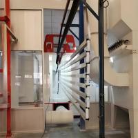 China Automatic Fence Cabinet Door Window Frame Aluminum Profiles Powder Coating Line for sale