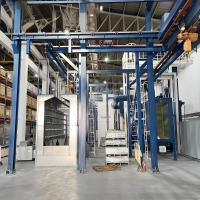 China Automatic Powder Coating Line for Aluminum Profiles, Fences, Cabinets, Doors, Window Frames and Busbar for sale