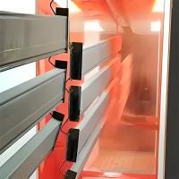 China Automatic Powder Coating Booth for Fence, Busbar, and Aluminum Profiles for sale