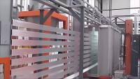 China Fast Change Color Powder Coating Booth with Cyclone Recovery System for sale
