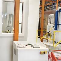 China Fast Change Color Powder Coating Booth with Cyclone Recovery System for sale