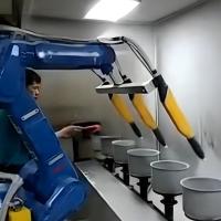 China Powder Painting Coating Robot Machine for Powder Coating Line for sale