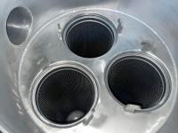 China Stainless Steel 304 Cartridge Filters 3-Bags 10-Bar Pressure For Electrocoating Progress for sale