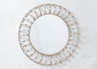 China Decorative Round Hanging Sunburst Metal Wall Art Mirror for sale