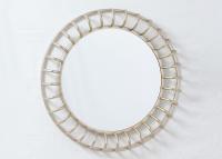 China Classical Color Round Metal Framed Wall Mirror For Home Decoration for sale
