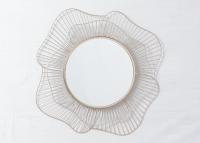 China Elegance Wrought Metal Wall Art Mirror for sale