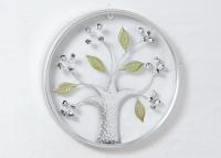 China Flower Pots Home Oval Metal Tree Wall Decor for sale